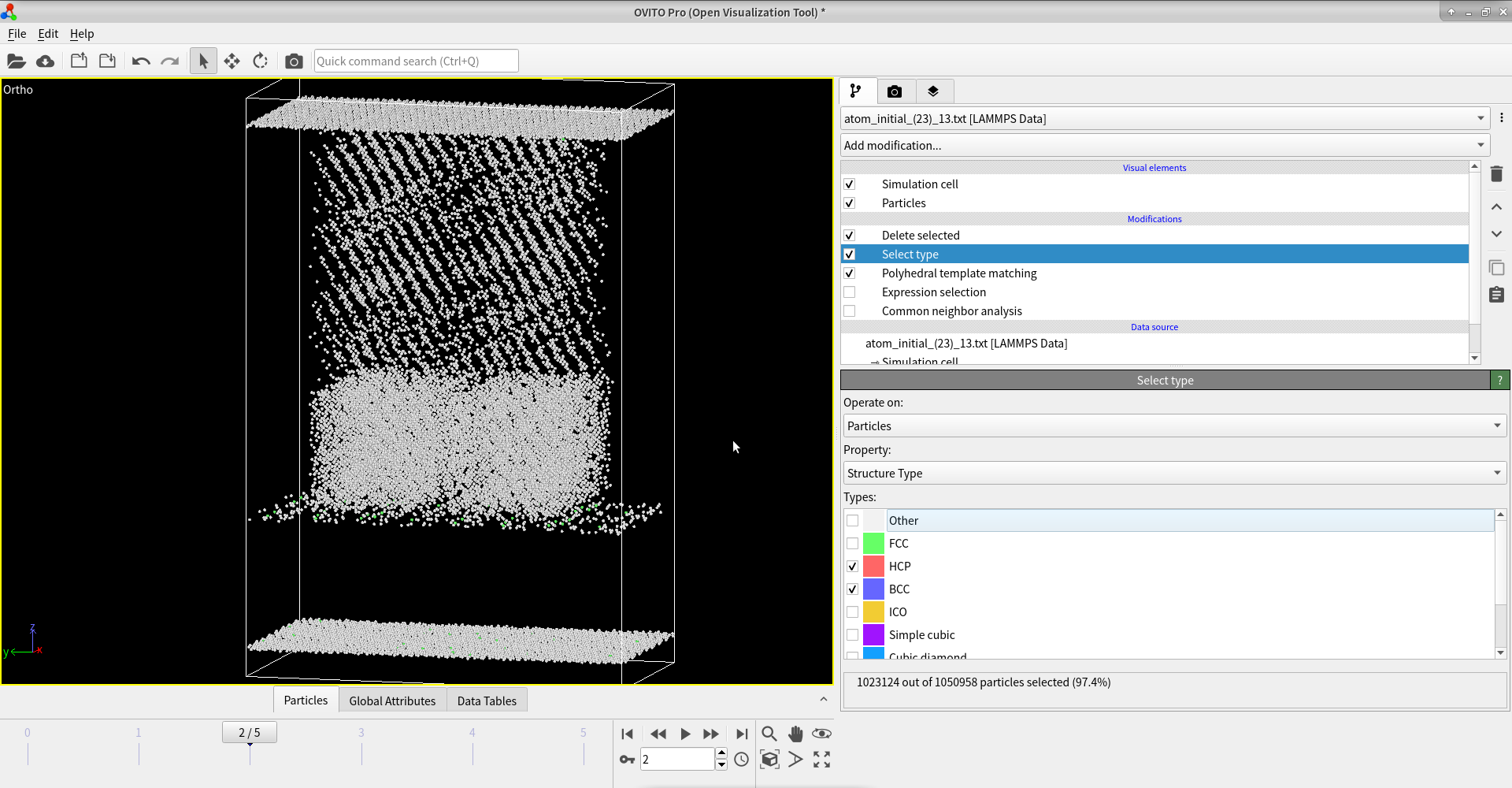 Problems When Using Polyhedral Template Matching Ptm Modifier Forum