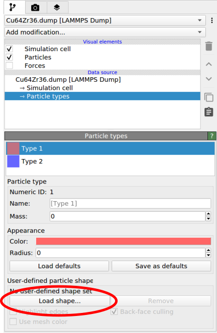 Particle Shapes From Lammps Files Forum Ovito Open Visualization Tool