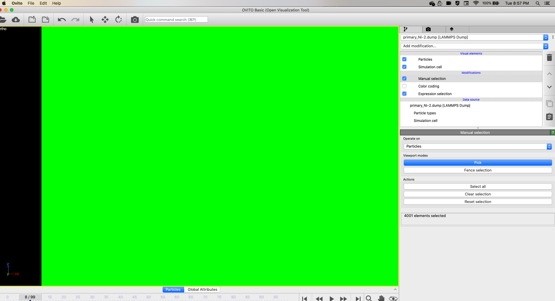 Expression Select Not Working Forum Ovito Open Visualization Tool