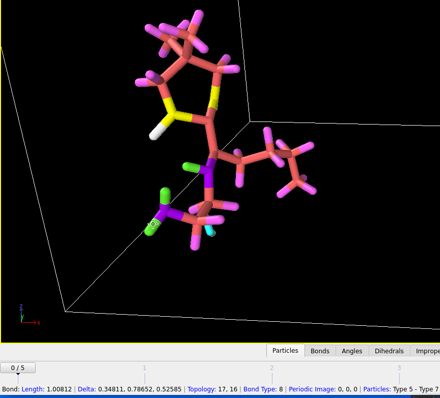 Bonds Trajectory Forum Ovito Open Visualization Tool