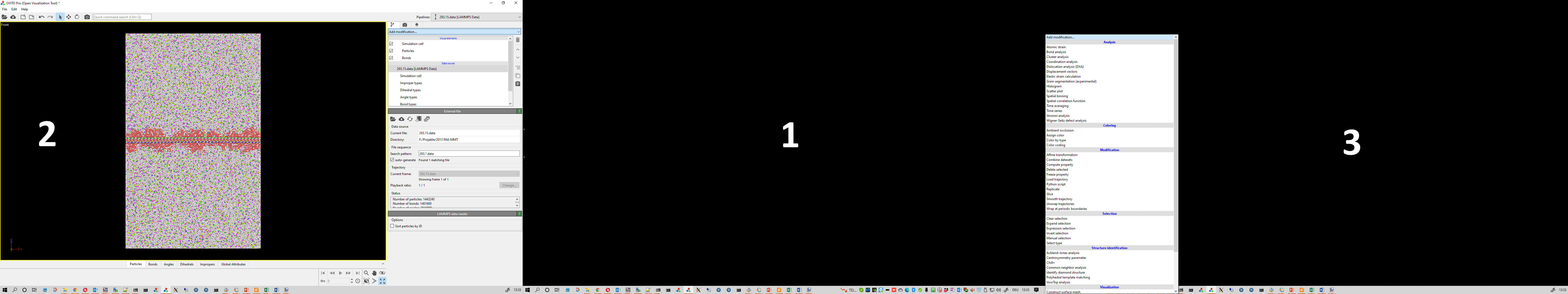 menus on the wrong screen – Forum – OVITO – Open Visualization Tool