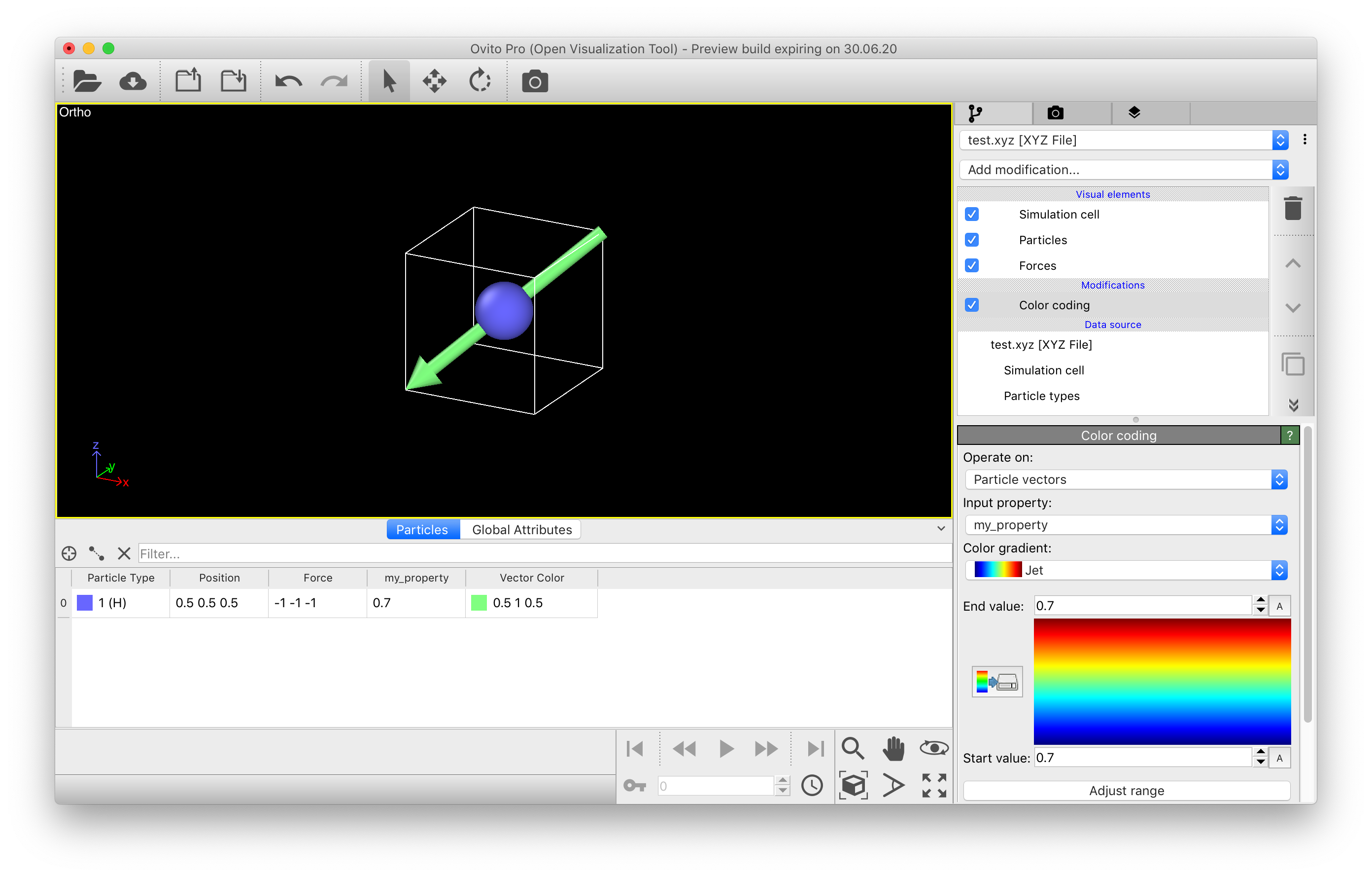 Atomistic Spin Visualisation Forum Ovito Open Visualization Tool